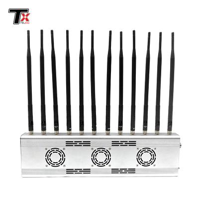 China 12 medidor do raio 5 - 40 do jammer do sinal de WiFi 4G 5G da maneira para o concerto à venda