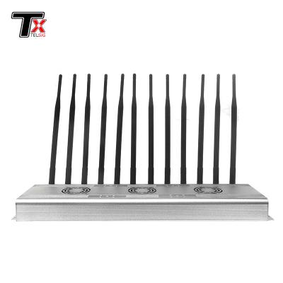 China 12 medidor do raio 5 - 40 do jammer do sinal de WiFi 4G 5G da maneira para o concerto à venda