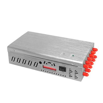 China Custom RF Signal Blocker 2 3 4 5G WiFi GPS VHF UHF Mobile Cell Phone Signal Jammer for sale