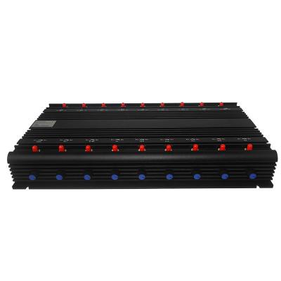 China 18 Channel Desktop RF Signal Jammer Cell Phone Signal Blocker Scrambler Isolator for sale