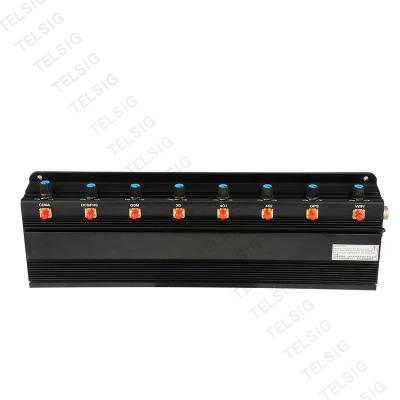 China Tischplattendes 8 Antennen-Störsender-5 - 20 Meter drahtlose Signal-Blocker- zu verkaufen