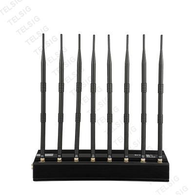 China Tischplattendes 8 Antennen-Störsender-5 - 20 Meter drahtlose Signal-Blocker- zu verkaufen