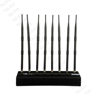 China Tischplattendes 8 Antennen-Störsender-5 - 20 Meter drahtlose Signal-Blocker- zu verkaufen
