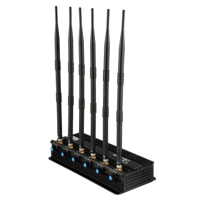 China Desktop 6 van de Stoorzenderwifi van het Banden Draadloze Signaal het Signaalblocker voor Huis Te koop