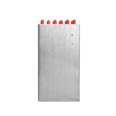 China Portable Shield Cell Phone 2G 3G 4G 5G Jammer 12 Channel Signal Jammer GPS VHF UHF GSM WiFi Signal Blocker for sale