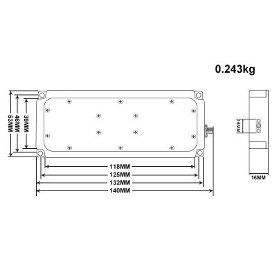 China Compacte 30W-signaaljammermodule voor 5000-6000 MHz frequentie Te koop