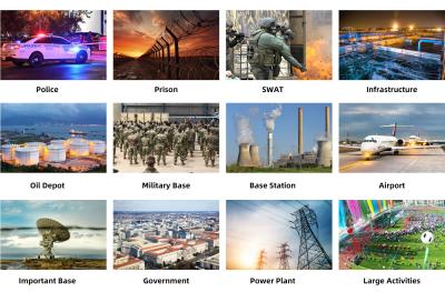 中国 RFドローン信号妨害モジュール 高電力 300W 400MHz 6000MHz アダプター付き 販売のため