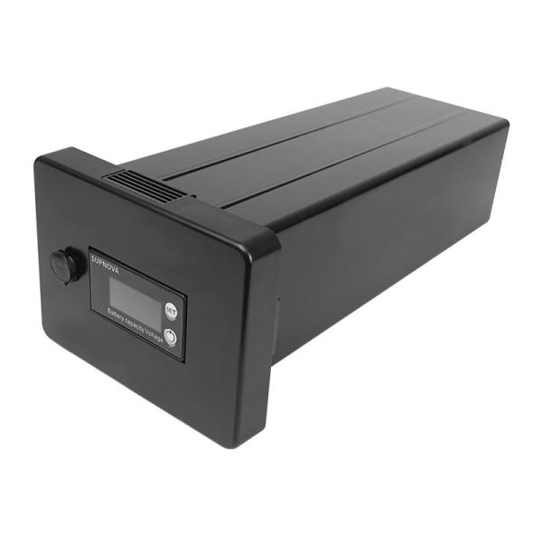 Batterie au lithium remplaçable de 24V 180W pour le brouilleur de signaux de drone équipement manpack correspond à l'écran LED