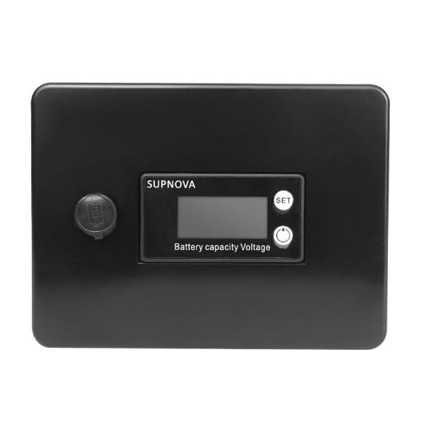 Batterie au lithium remplaçable de 24V 180W pour le brouilleur de signaux de drone équipement manpack correspond à l'écran LED