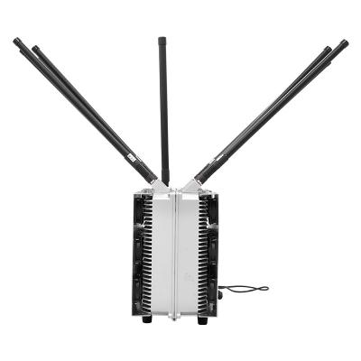 China 1km 10 Channel 433mhz 868mhz 2.4ghz 5.8ghz Drone Jammer Integrated Detection Device for sale