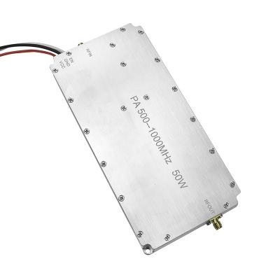 China Customized ultra wide band high power 100W 500-1000mhz RF wireless power amplifer module for sale