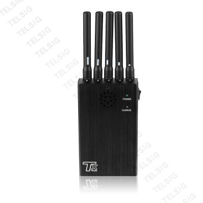 Cina Antenna portatile leggera dell'emittente di disturbo 5 del segnale del telefono cellulare per GPS/2G/3G/4G in vendita