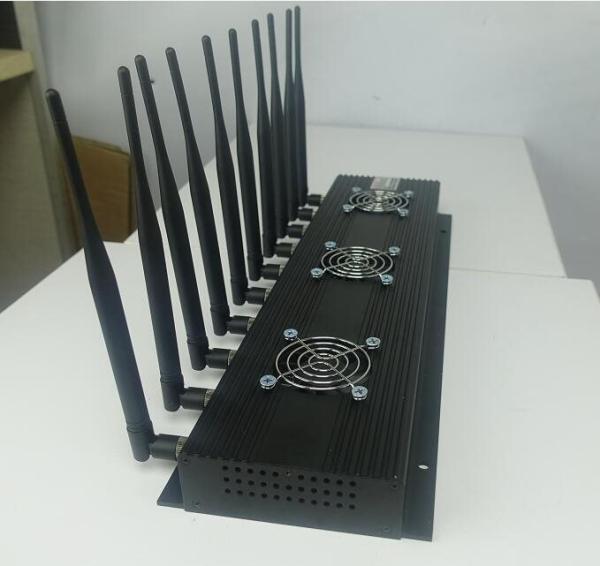 10 Channel Phone Wifi VHF UHF Signal Jammer For Home Office School Prison