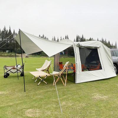 Cina Tela d'impermeabilizzazione all'aperto del rimorchio di campeggiatore della tenda ccc 6kg dell'automobile di 2000MM Oxford in vendita