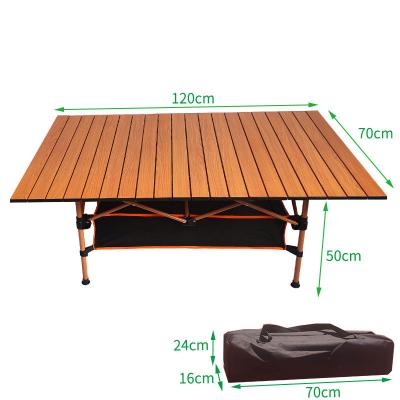 Cina Il giardino di campeggio di rettangolo piega il picnic piegante di alluminio portatile della tabella 120cm del BARBECUE in vendita