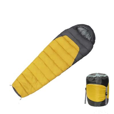China 40D 240T Polyester Camping Sleeping Gear Comfort 3 Season Mummy Sleeping Bag for sale