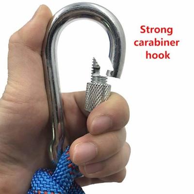 Cina Chiudendo i ganci a chiave improvvisi Logo Aluminum Carabiner Keychain su ordinazione di scalata di montagna della parte girevole in vendita