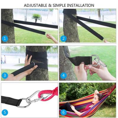 Cina La cinghia d'attaccatura dei corredi dell'oscillazione dell'albero del poliestere di dovere extra con Carabiner ha valutato per 1200lbs in vendita