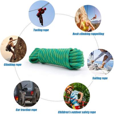 Cina Alta qualità su ordinazione che fa un'escursione la corda rampicante dinamica della corda di sicurezza della roccia della corda 10.5mm dell'uscita di sicurezza di salvataggio di alpinismo in vendita