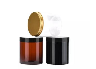 Cina Nessun barattolo cosmetico di plastica nero 250ml Shea Butter Containers vuoto di perdita in vendita