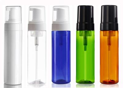 Cina Calibro verde blu di spirale della bottiglia della pompa della schiuma 200ml grande con il logo caldo del bollo in vendita