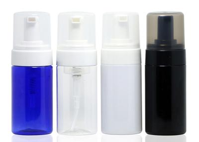 Cina fondo di Amber Foam Pump Bottle Thicken dell'ANIMALE DOMESTICO 150ml con la pompa bianca della mousse in vendita