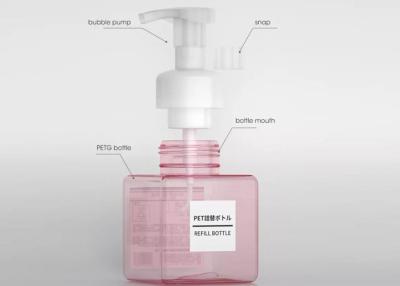 Cina bottiglia 250ml della pompa del sapone della mano di 8oz PETG in vendita