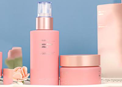 Cina Bottiglia cosmetica di lusso della pompa di rosa del ODM dell'OEM e barattolo crema 10ml - 150ml in vendita