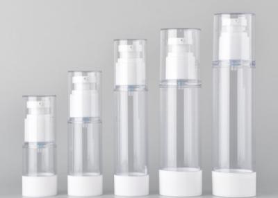 Cina Bottiglia senz'aria senz'aria cosmetica della pompa della bottiglia 80ml 100ml di Skincare con il cappuccio dello spruzzo in vendita