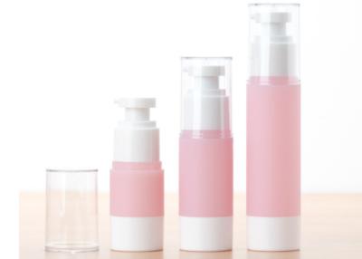Cina Bottiglia senz'aria cosmetica UV di placcatura 100ML trasparente con la pompa rosa dello spruzzo in vendita