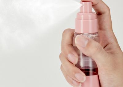 Cina Bottiglia senz'aria cosmetica UV di placcatura 100ML trasparente con la pompa rosa dello spruzzo in vendita