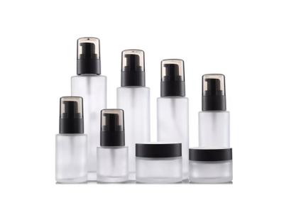 Cina Bottiglia cosmetica vuota glassata trasparente 100Ml della pompa con il coperchio dell'ornitorinco in vendita