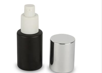 Cina Bottiglia della pompa della lozione dello SGS Matte Black Empty Cosmetic Bottles 120ml con la timbratura calda in vendita