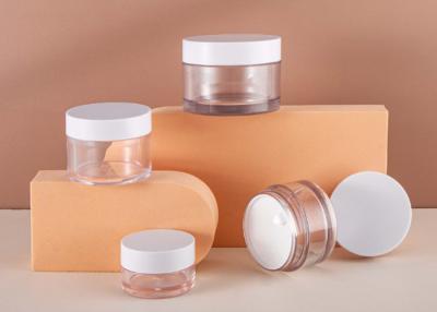 China El tarro recargable de la crema 250ml, tarros del animal doméstico del plástico transparente resistencia térmica en venta