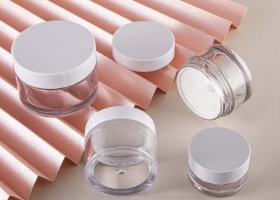 China Boca ancha de empaquetado cosmética clara plástica de los envases del tarro 100ml del exfoliante corporal en venta