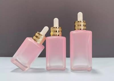 Cina 30ml 15ml ha glassato il contagoccia di vetro imbottiglia le fiale dell'olio essenziale del siero del fronte in vendita