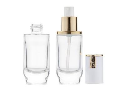 China OEM ODM Luxury Empty Cosmetic Bottles 100ml 50ml Glass Cream Jar 20g 40g for sale