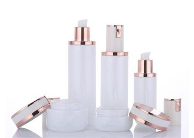 China OEM ODM Luxury Empty Cosmetic Bottles 100ml 50ml Glass Cream Jar 20g 40g for sale