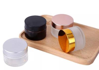 Cina Il cosmetico di vetro vuoto della crema 50g di Skincare stona il fondo di slittamento di altezza di 45mm non in vendita