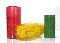 China Multicolored 75ml Cylinder Deodorant Containers Screw Cap Customized for sale
