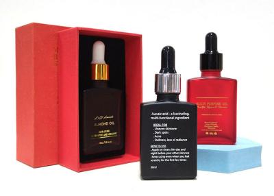 Cina L'imballaggio cosmetico svuota un quadrato 1 Oz che da 30 ml il contagoccia di vetro imbottiglia con la scatola di carta in vendita