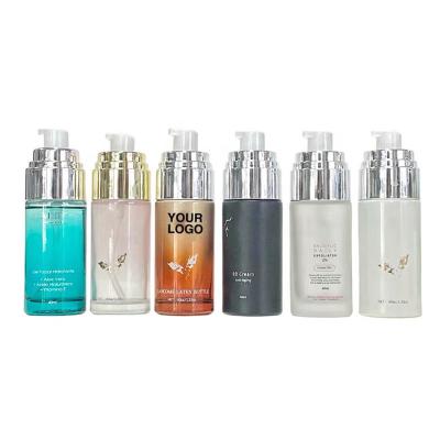 China botella vacía de la bomba del maquillaje del claro de 30ml 50ml 100ml adaptable para la loción en venta