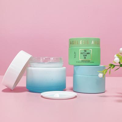 Cina ODM OEM 50ml 100ml Body Scrub Containers Glass Eco Friendly in vendita