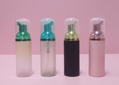 Cina Il rosa su ordinazione ha glassato la bottiglia vuota della pompa della mousse di 60ml Lash Cleanser Bottles in vendita
