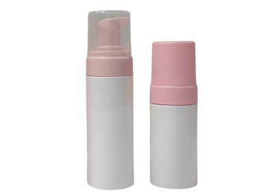 Cina la bottiglia d'imballaggio del fronte 150ml dello sciampo rotondo rosa della mousse ispessisce il fondo in vendita