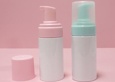 Cina la bottiglia d'imballaggio del fronte 150ml dello sciampo rotondo rosa della mousse ispessisce il fondo in vendita