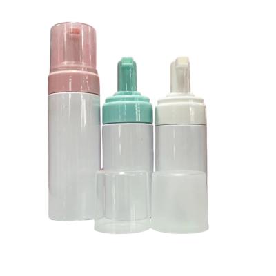 Cina Bottiglie vuote di timbratura calde della pompa della schiuma di 150ml 100ml con Eva Silicone Brush in vendita
