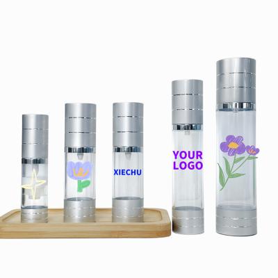 China 15ml 30ml 50ml ALS Plastic Kosmetische Fles Zonder lucht voor Lotion Verpakking Te koop