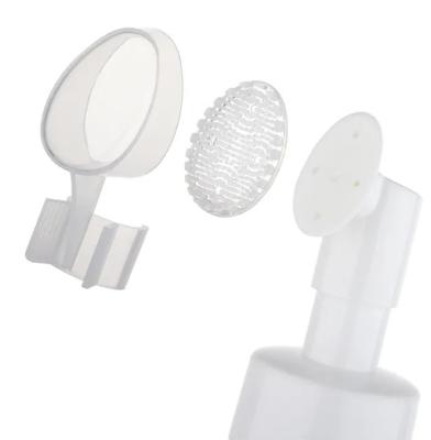Cina 120ml OEM Foaming Cleanser Bottle With Silicon Brush in vendita
