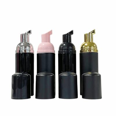 China garrafa de espuma 30ml 50ml 2oz 80ml 100ml PET dispensador de sabão cosmético ouro rosa garrafa de bomba de espuma branca à venda